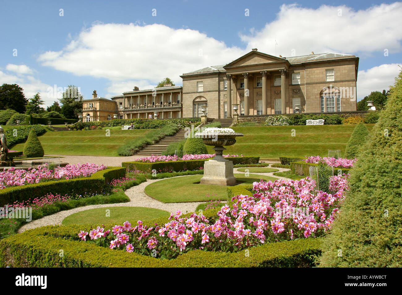 UK Cheshire Knutsford Tatton Hall and Italianate Garden Stock Photo - Alamy