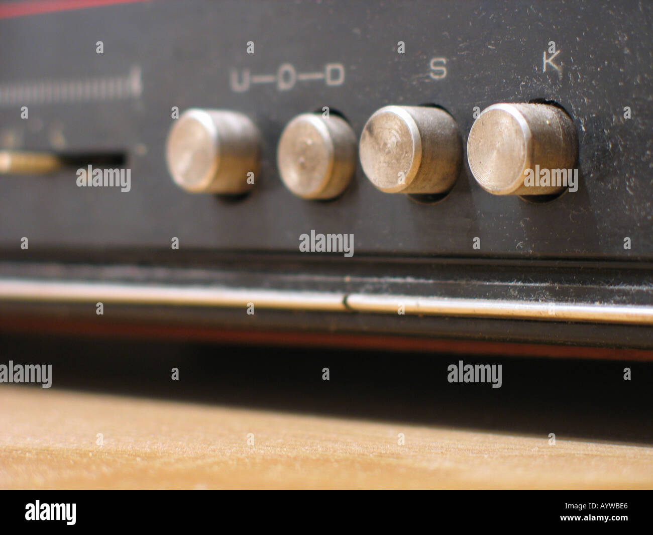 close up of polish UNITRA radio from 70's Stock Photo - Alamy