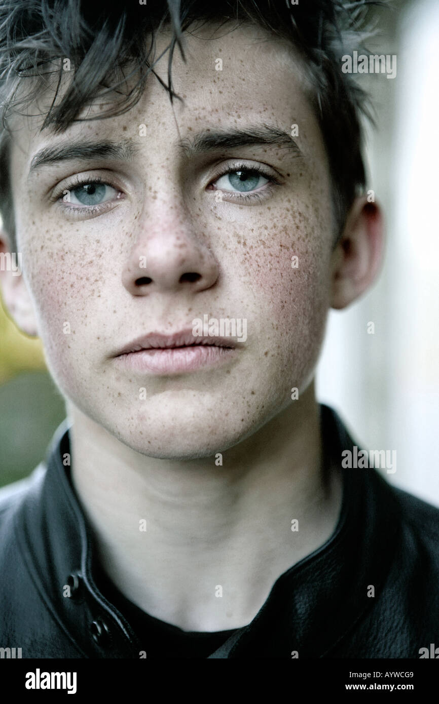 Rockerbilly male adolescent Stock Photo - Alamy