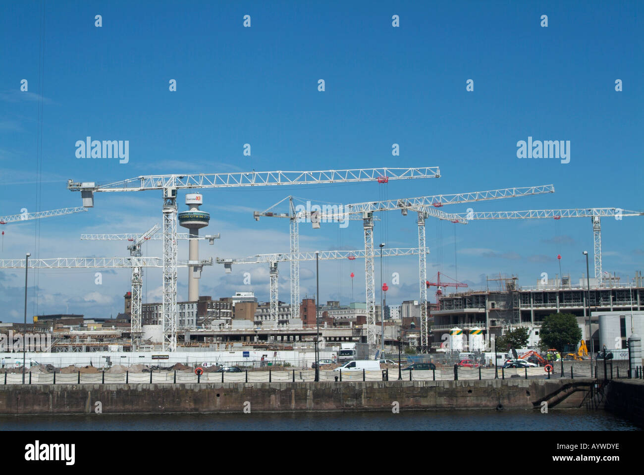 Construction work on the site of the largest shopping mall currently ...