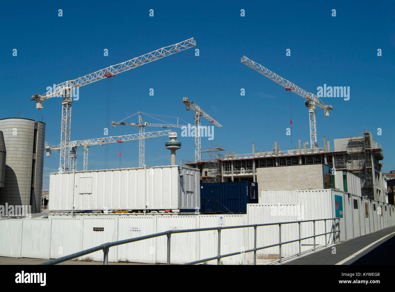 Construction work on the site of the largest shopping mall currently ...