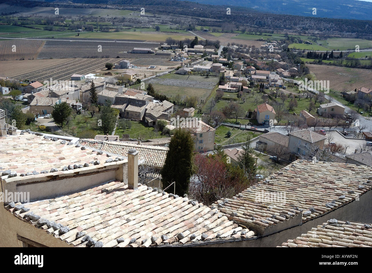 Simiane La Rotonde, France Stock Photo - Alamy