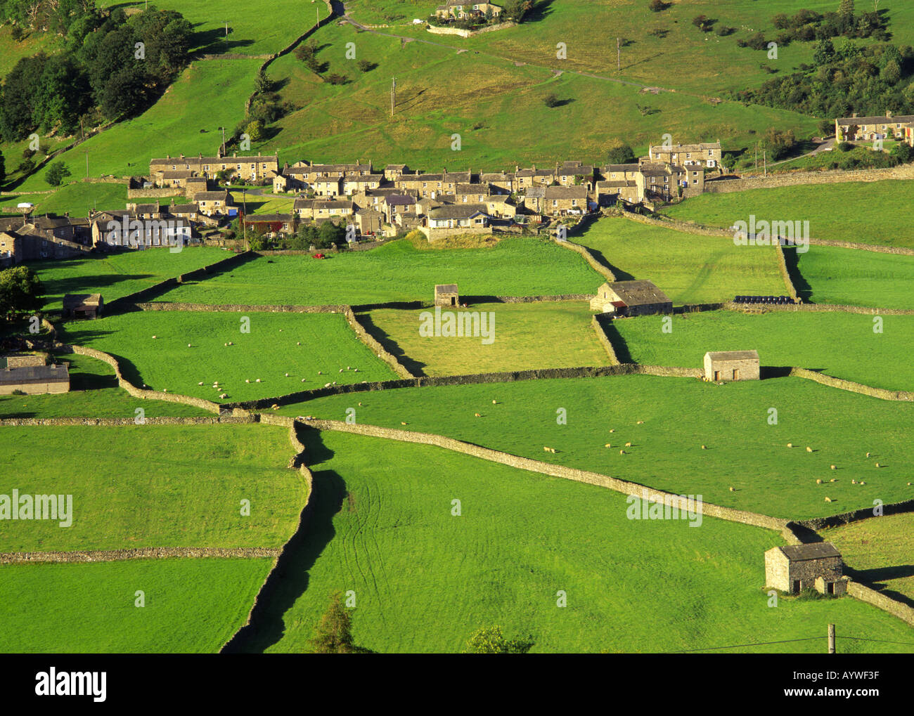 Gunnerside Swaledale Yorkshire Dales National Park Stock Photo - Alamy
