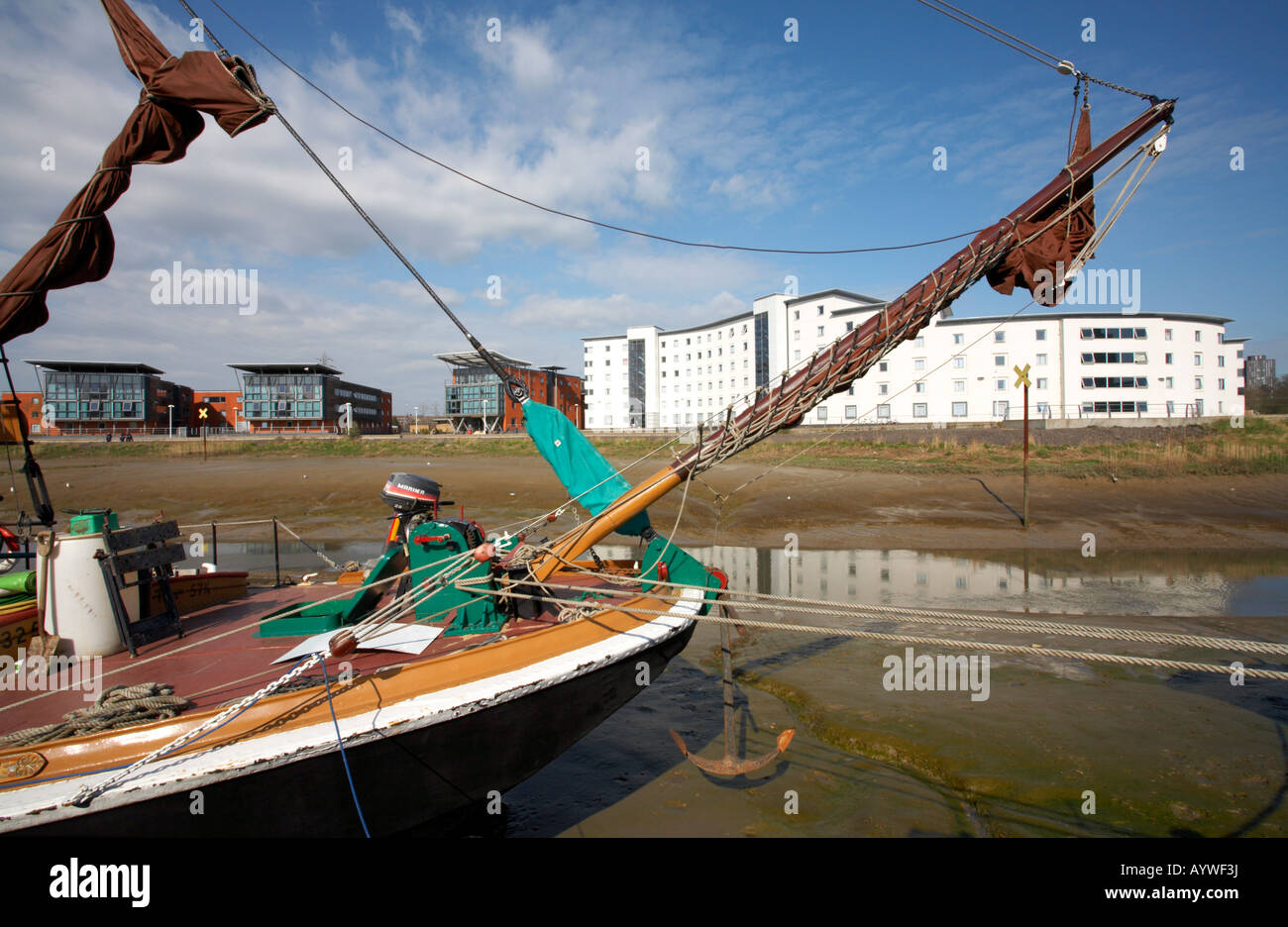 United Kingdom Essex Colchester Hythe Quay Regeneration project River ...