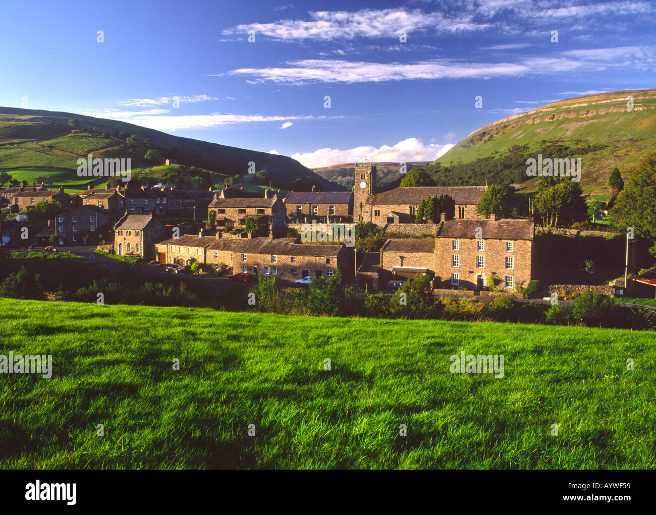 Muker Swaledale Yorkshire Dales National Park England Stock Photo - Alamy