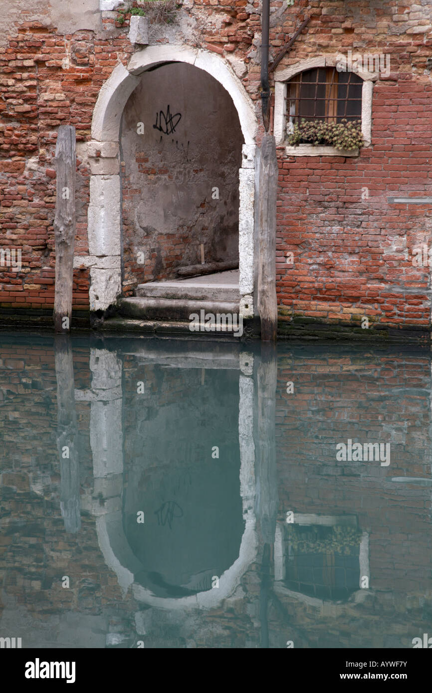 Venice Doorway Reflection Stock Photo - Alamy