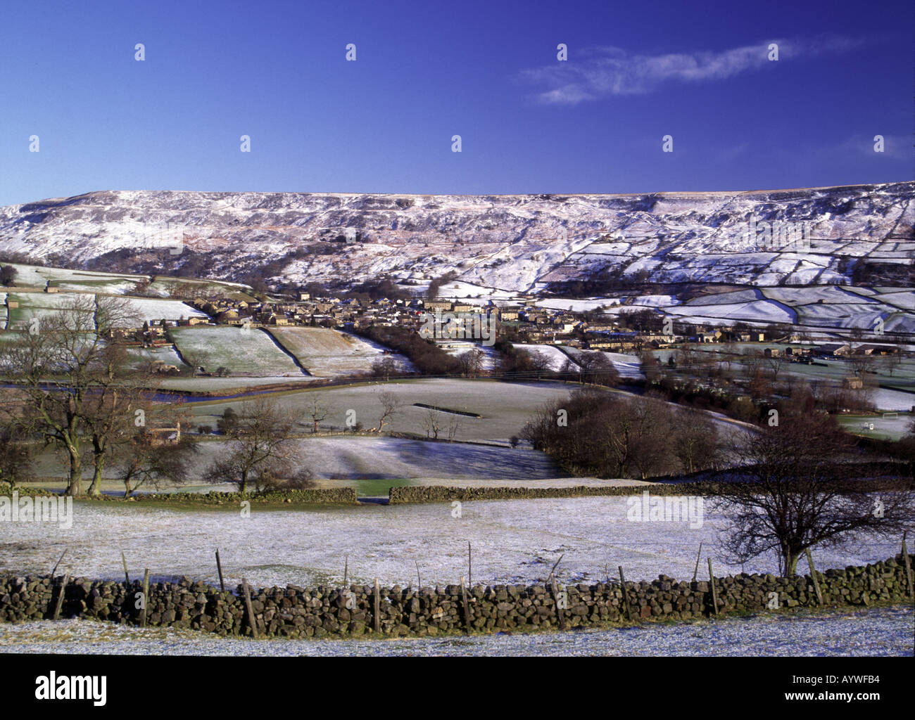 Reeth Swaledale Yorkshire Dales National Park England Stock Photo - Alamy