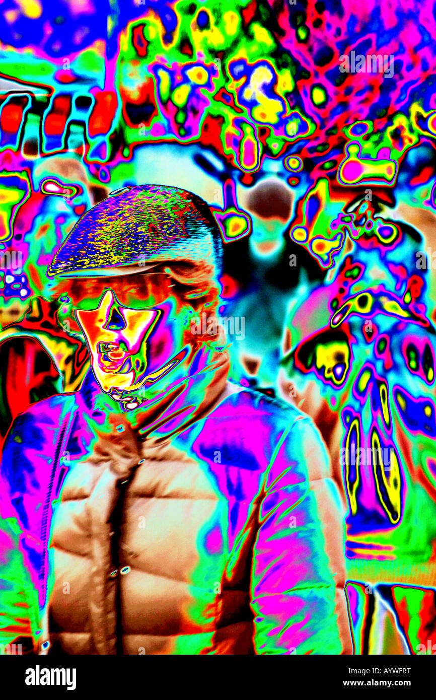 Digitally manipulated (illustrated) photo Stock Photo - Alamy