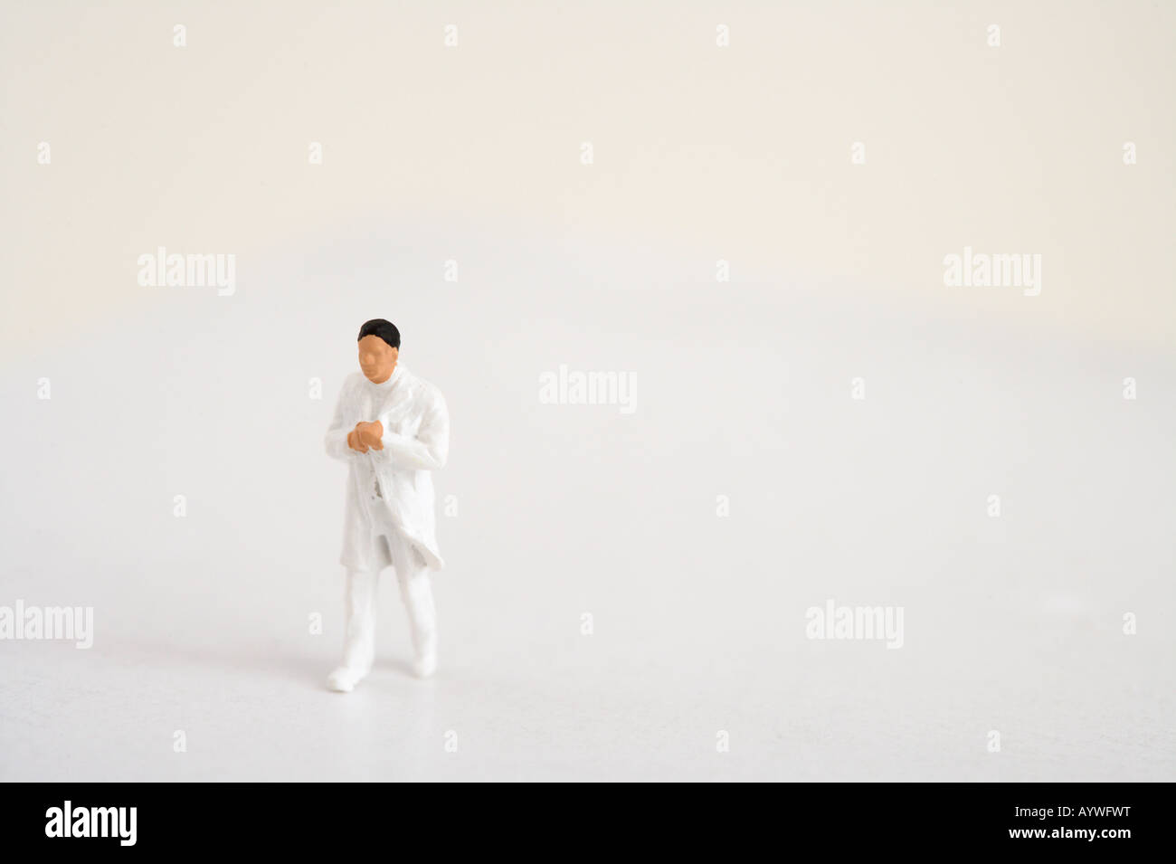 Figurine of a doctor Stock Photo - Alamy