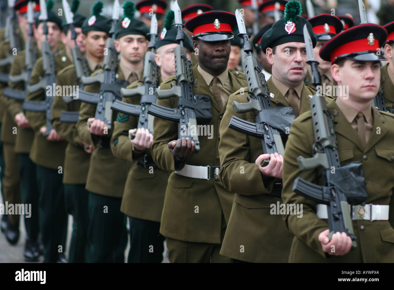 Soldiers at the Lord Mayors Parade in London UK Stock Photo - Alamy