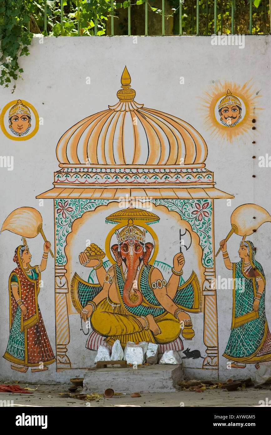 Hindu God Ganesh Drawing