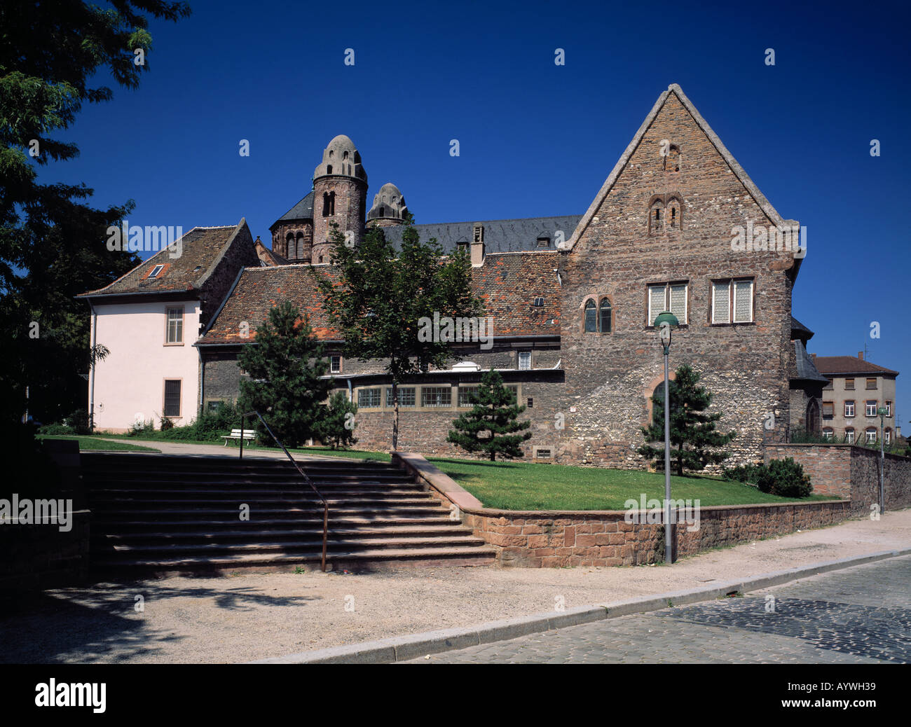 Dominikanerkloster und Paulus-Kirche in Worms, Rhein, Rheinland-Pfalz ...