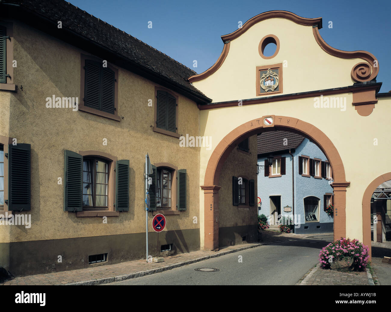 Stadttor in Ettenheim, Schwarzwald, Baden-Wuerttemberg Stock Photo - Alamy