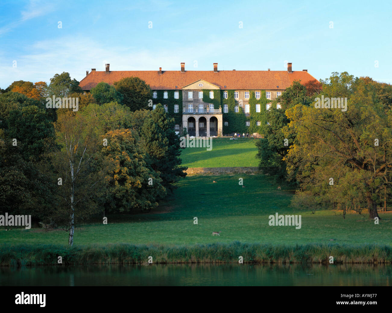 Schloss und herbstlicher Schlosspark Cappenberg, Selm-Cappenberg ...