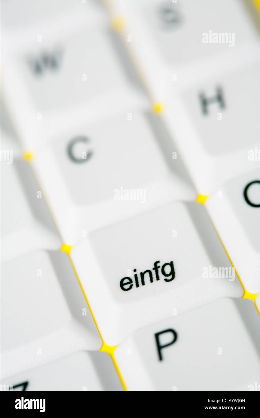Paste key on a computer keyboard Stock Photo - Alamy
