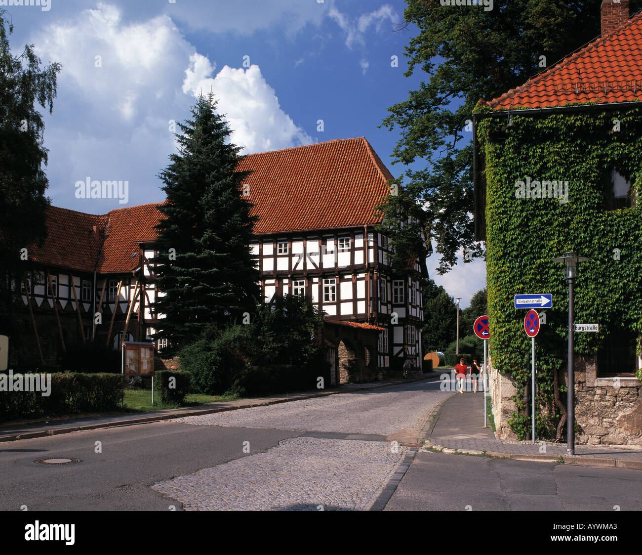 Fachwerkrathaus in Worbis, Leinefelde-Worbis, Ohmgebirge, Eichsfeld ...