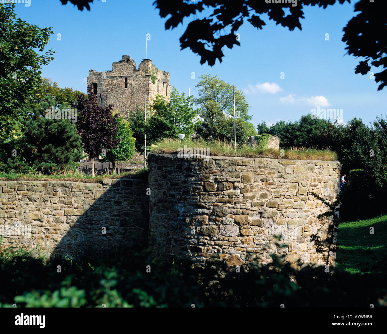 Altendorf castle ruin burgaltendorf germany High Resolution Stock ...