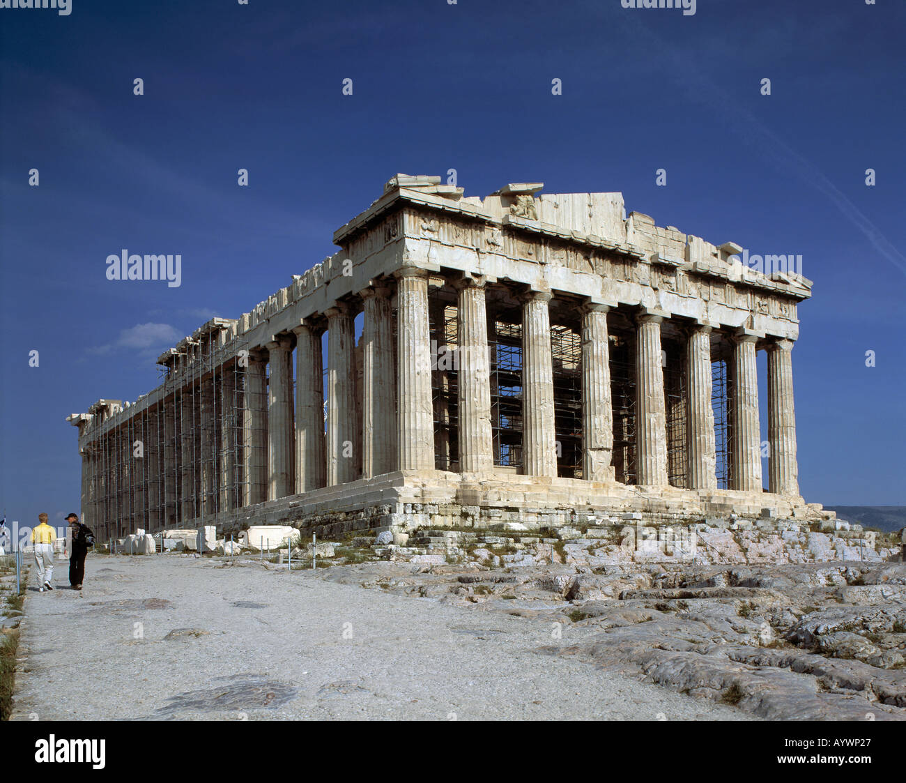 Parthenon-Tempel auf der Akropolis in Athen Stock Photo - Alamy