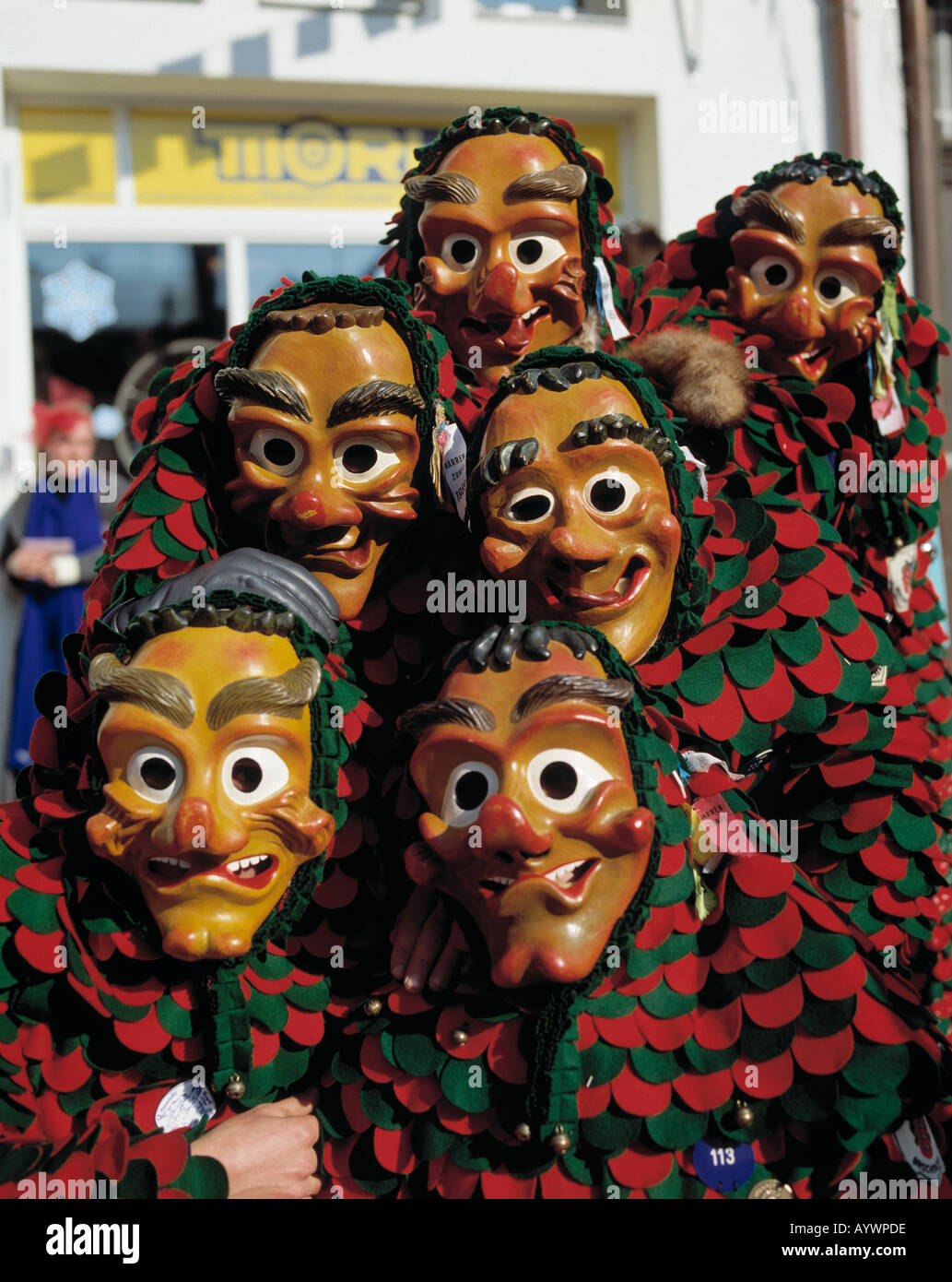 carnival, D-Ravensburg, Upper Swabia, Baden-Wuerttemberg Stock Photo ...