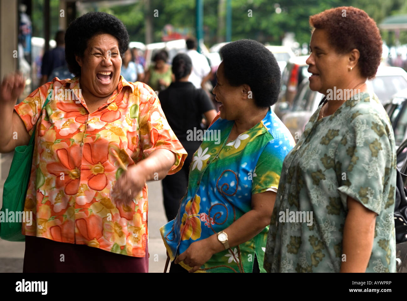 fiji suva street scene Stock Photo - Alamy