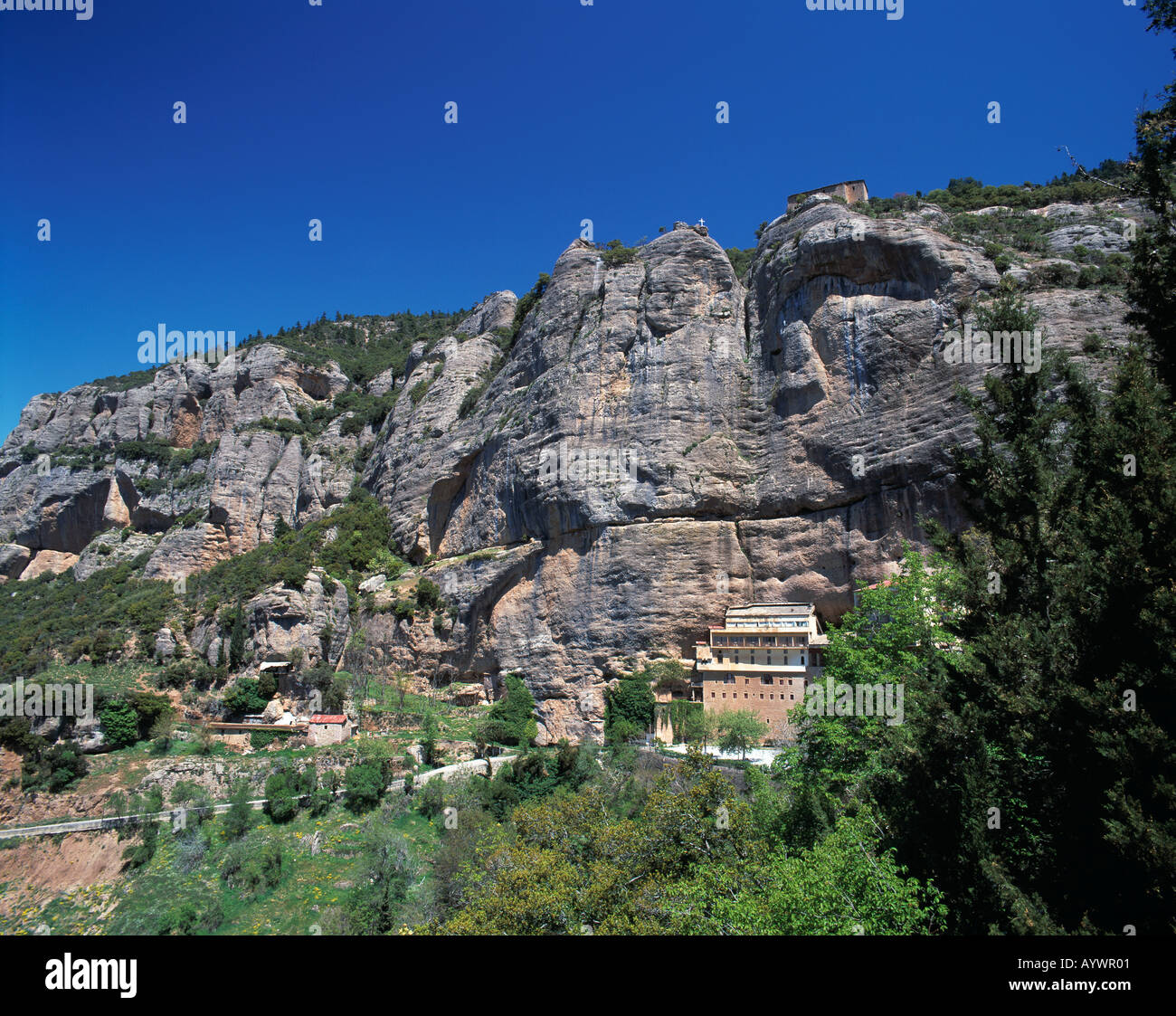 Mega spileo monastery peloponnese greece hi-res stock photography and ...