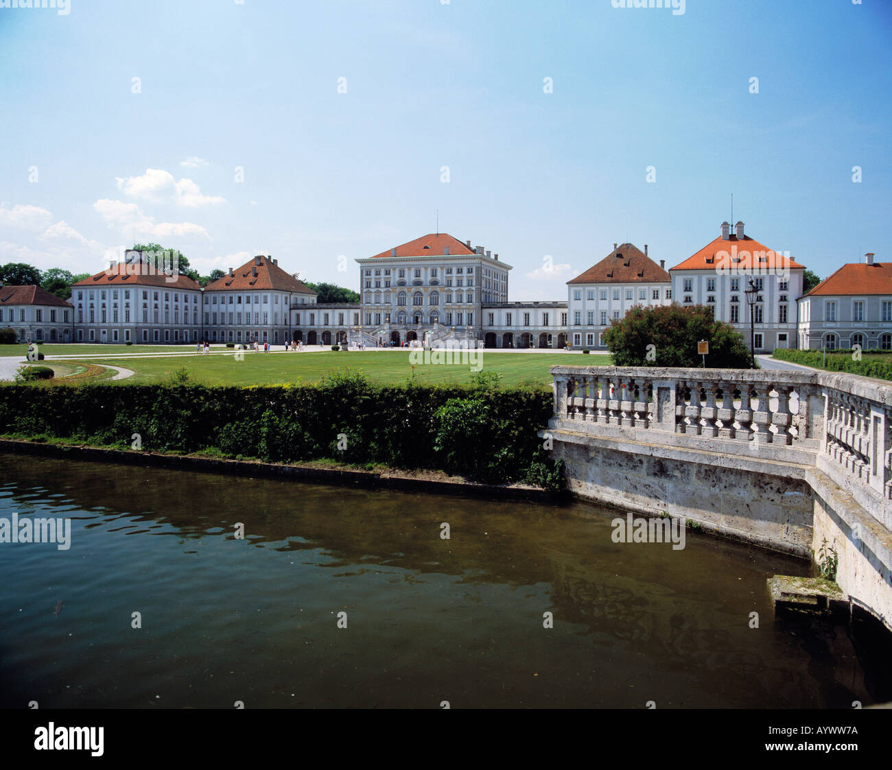 Schloss Nymphenburg in Muenchen, Isar, Oberbayern Stock Photo - Alamy