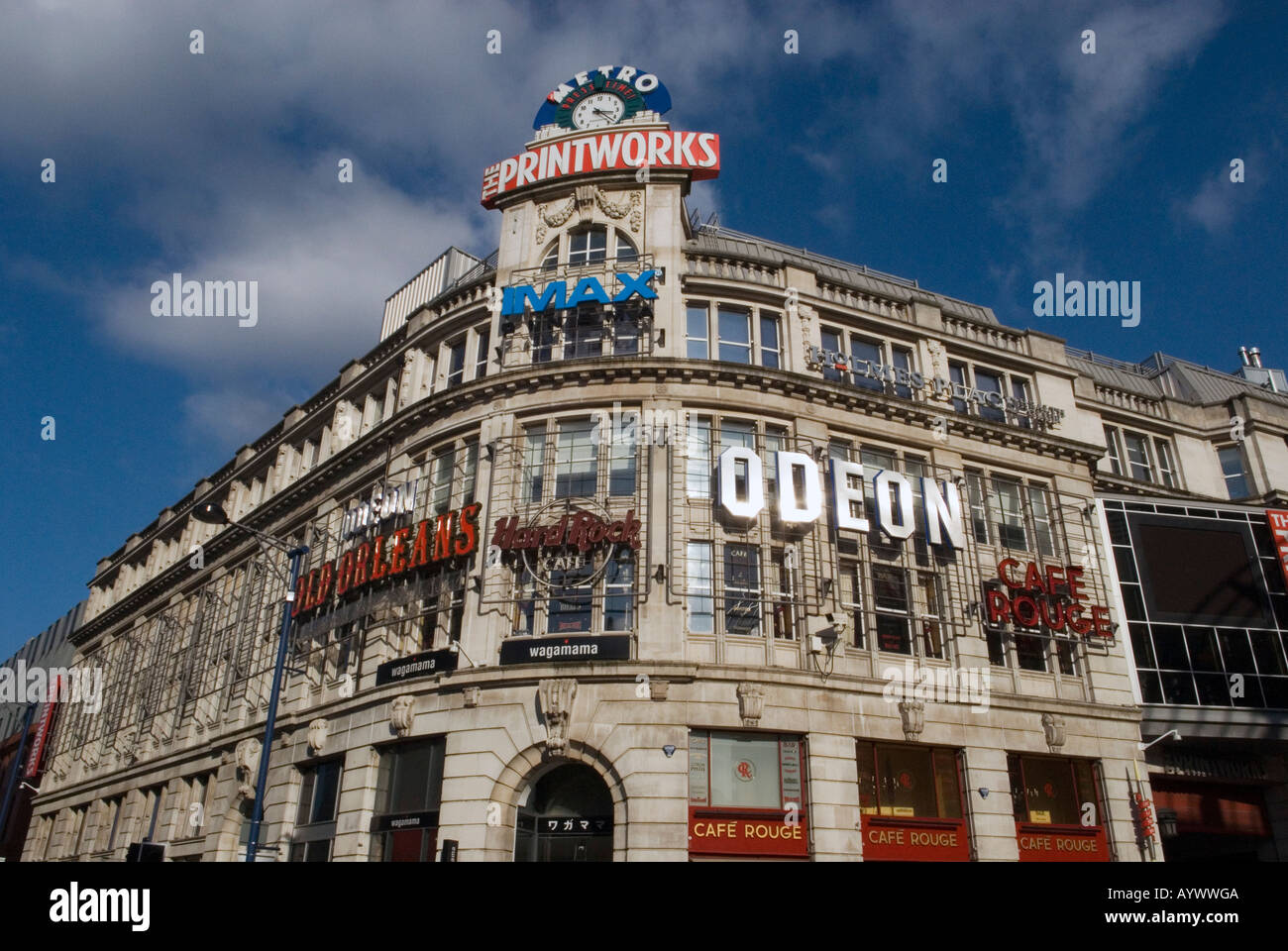 The Printworks, Withy Grove, Manchester, England, UK Stock Photo - Alamy