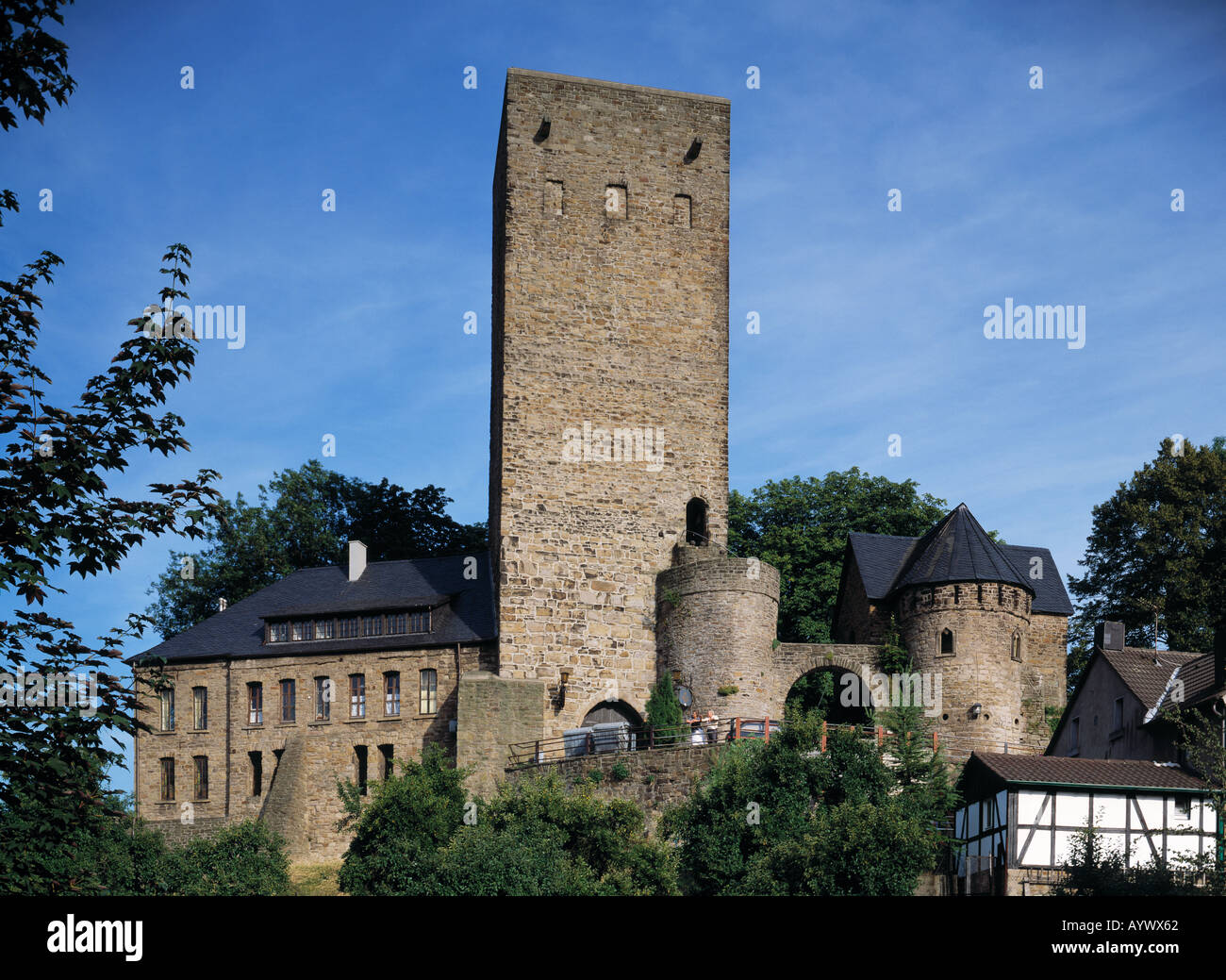 Burg Blankenstein in Hattingen-Blankenstein, Ruhrgebiet, Nordrhein ...