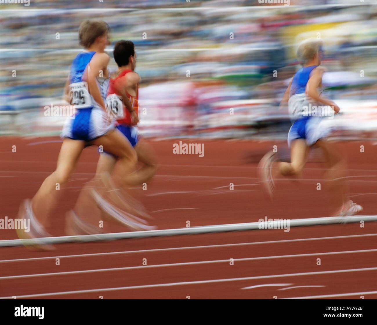 athletics, runners, blurred Stock Photo - Alamy