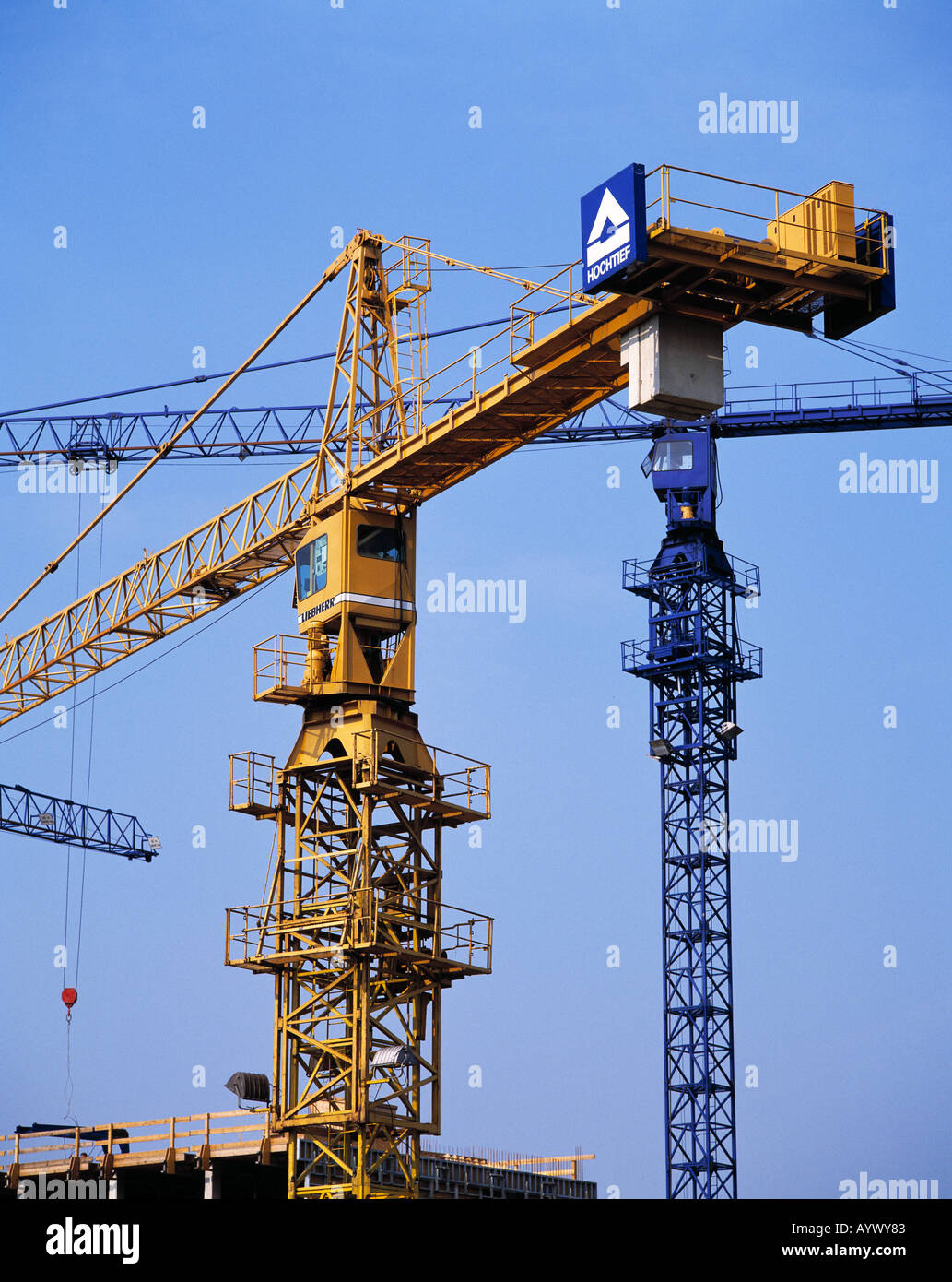 construction works, building site, building cranes, work, job ...