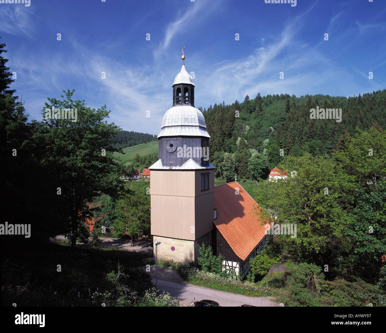 Holzkirche Maria Magdalena auf dem Gallenberg, Wildemann, Innerste ...