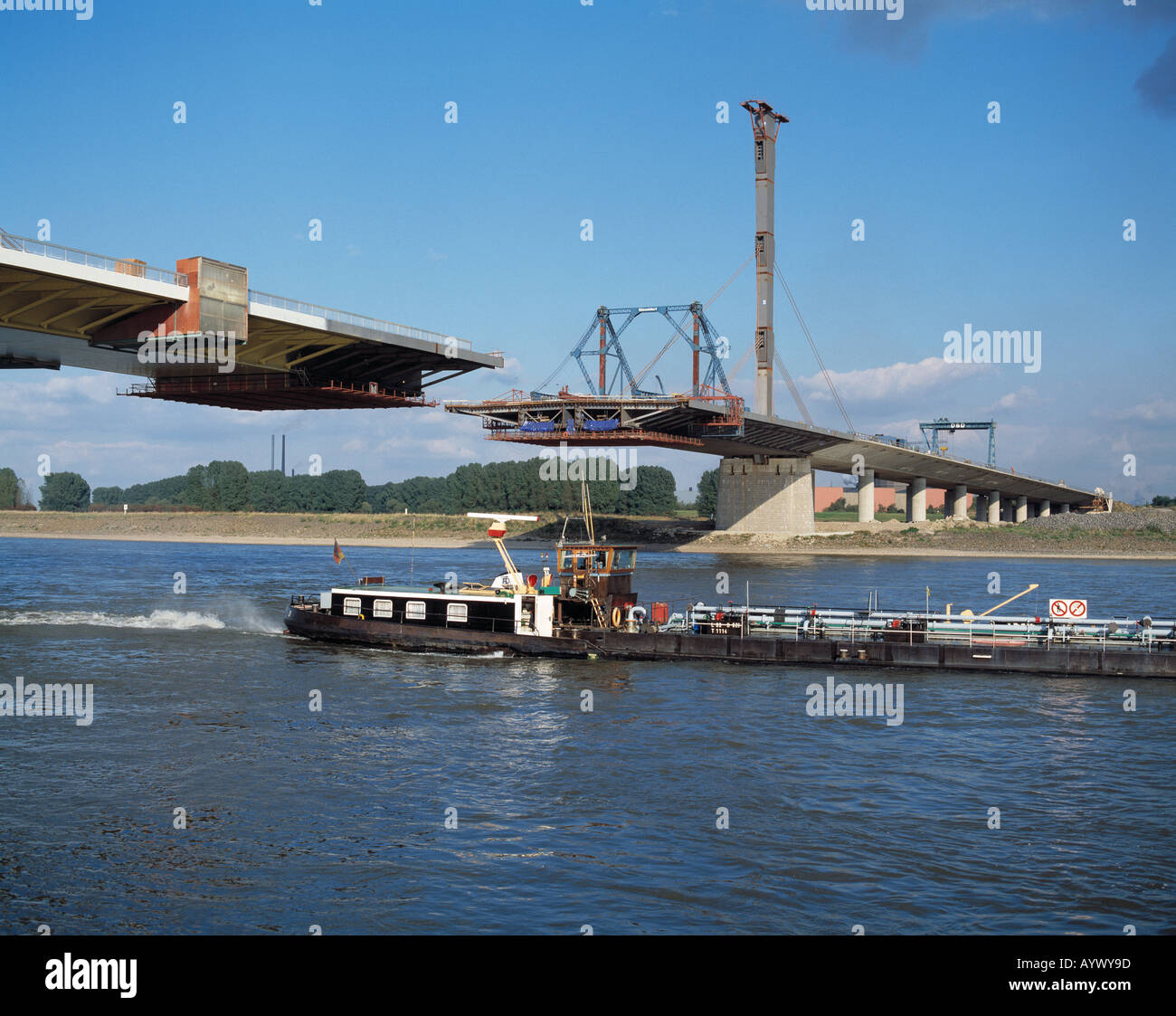 Highway a42 motorway bridge duisburg hi-res stock photography and ...