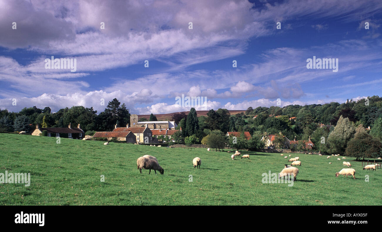 Lastingham Village North Yorkshire Moors England Stock Photo - Alamy