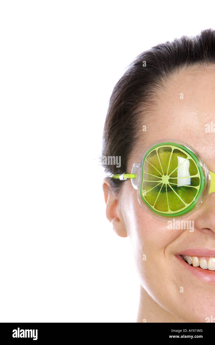 Woman with cooling eye mask hi-res stock photography and images - Alamy