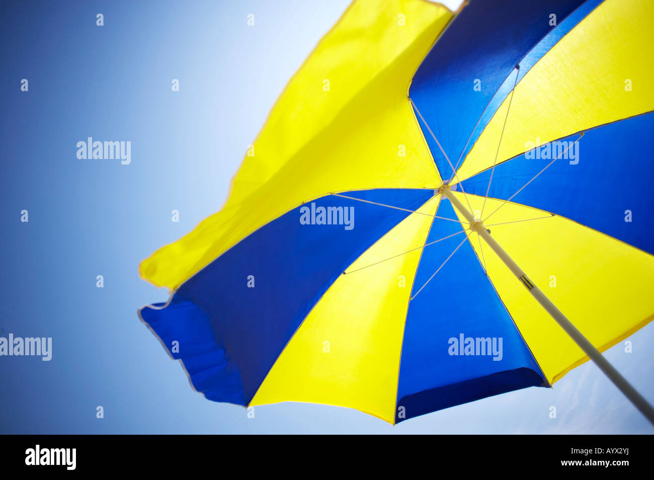 parasol and summer sky Stock Photo - Alamy