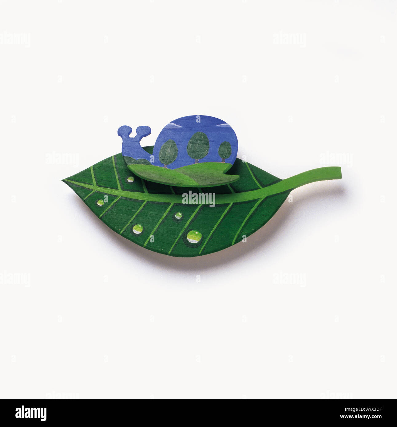 Illustration Object Solid Craft Half Solid Stock Photo - Alamy
