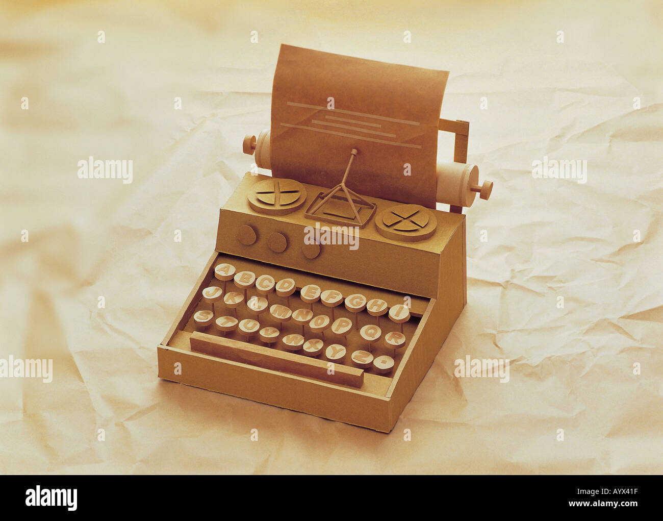 Illustration Object Solid Craft Papercraft Stock Photo - Alamy