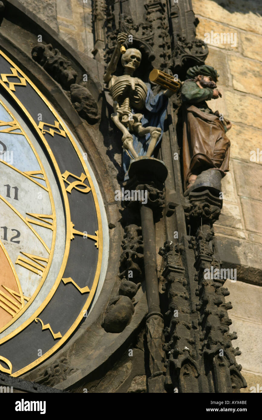Old Town Hall Prague clock Czech astronomical Stock Photo - Alamy
