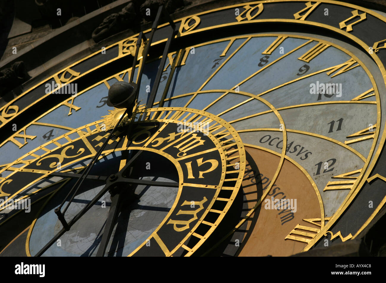 Old Town Hall Prague clock Czech astronomical Stock Photo - Alamy