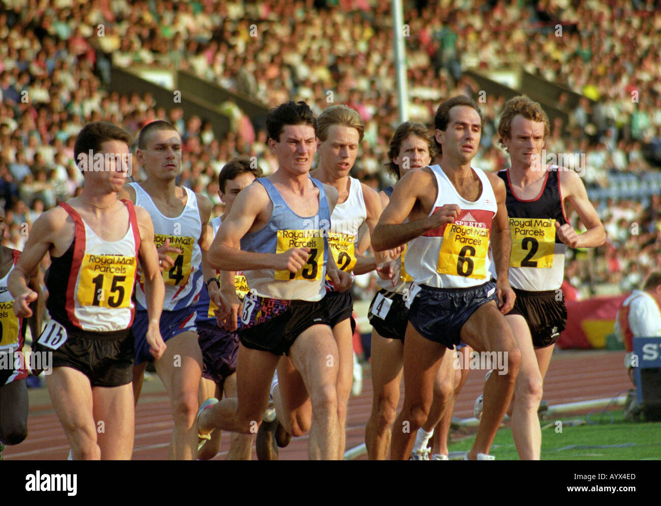 Male middle distance runners in grand prix meet at Crystal Palace ...