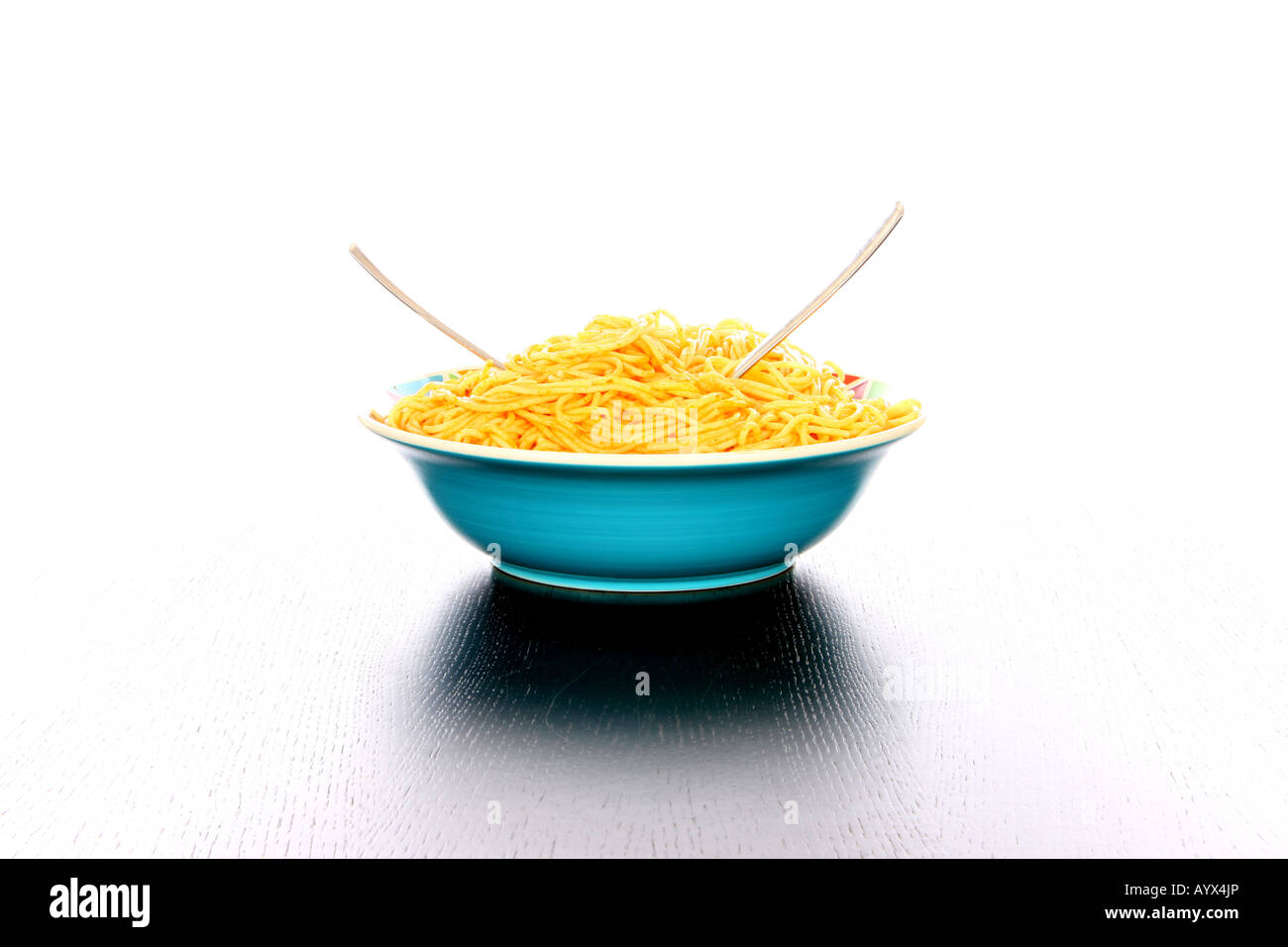 Bowl of Spaghetti Stock Photo - Alamy