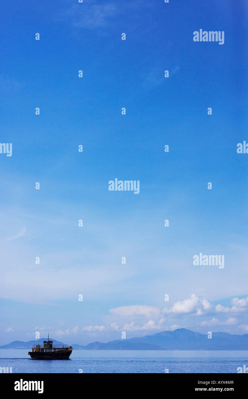 ship and blue sky Stock Photo - Alamy