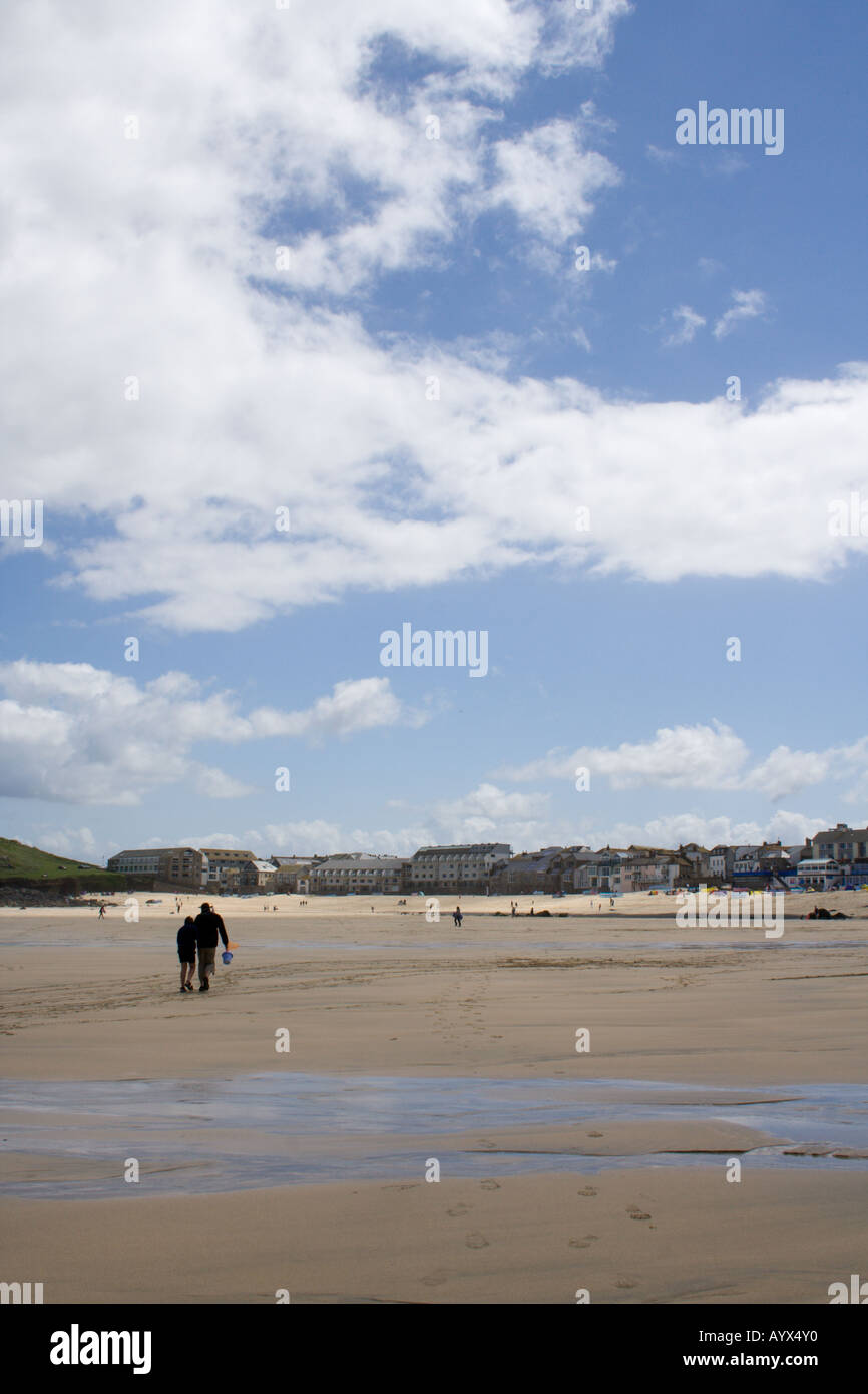 Walking Accross the Beach Stock Photo - Alamy