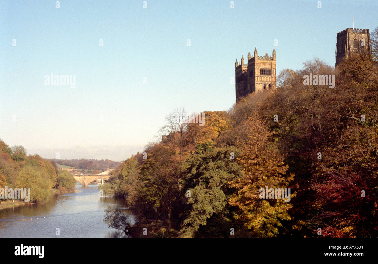 Durham cathedral from prebends bridge hi-res stock photography and ...