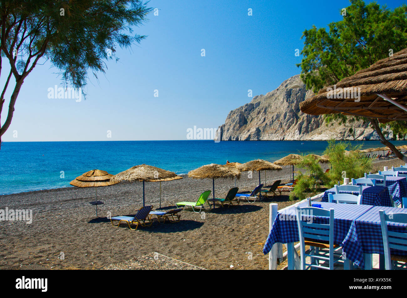Santorini Black Beach