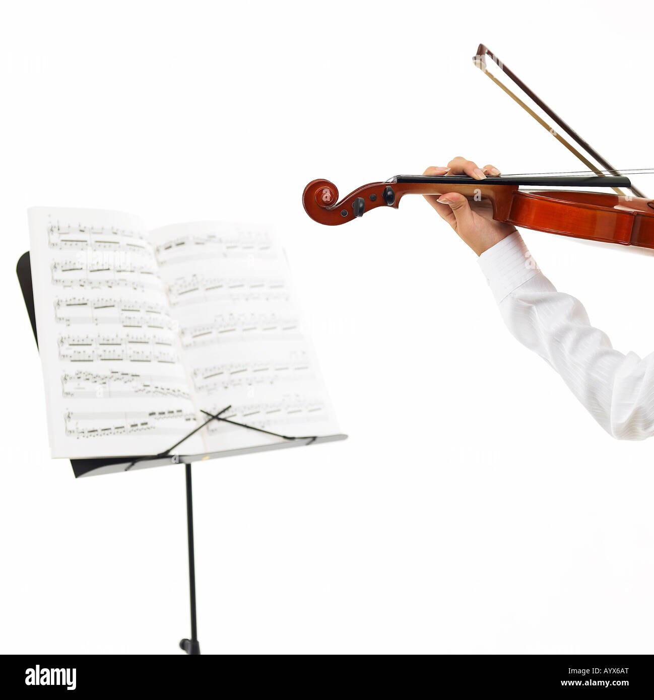 hands playing the violin Stock Photo - Alamy