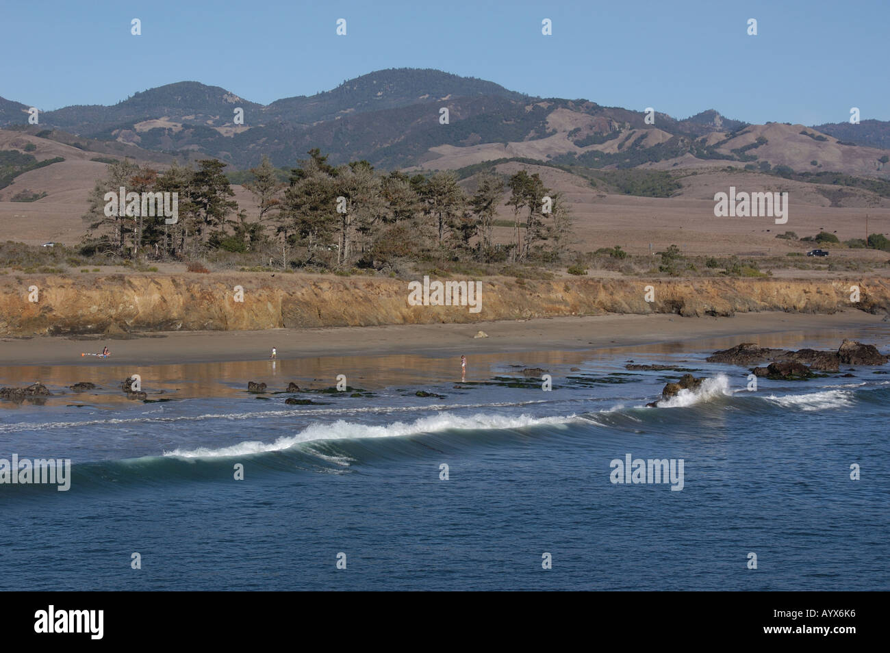 San Simeon State Beach Stock Photo - Alamy