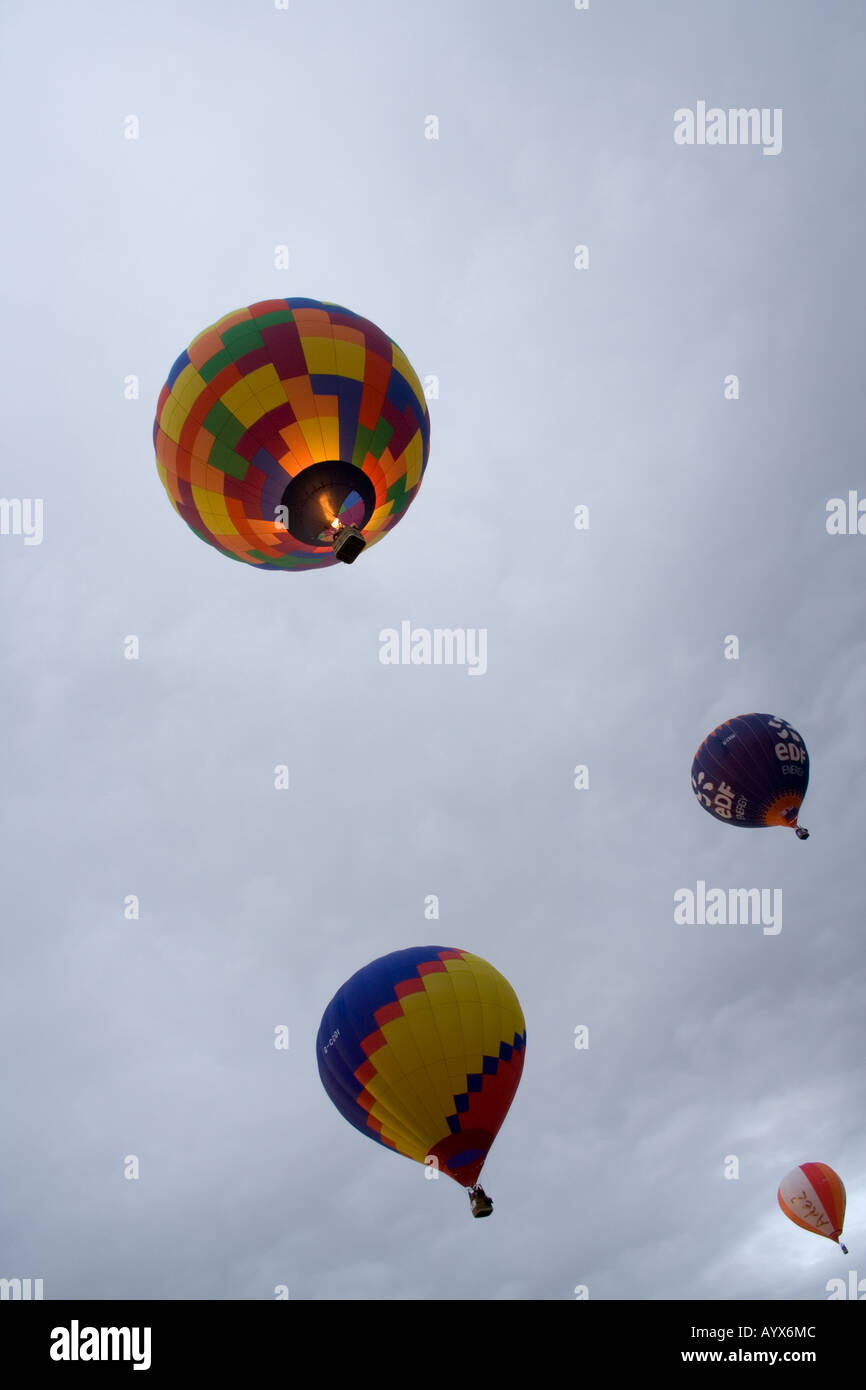 Four Hot Air Balloons Stock Photo - Alamy