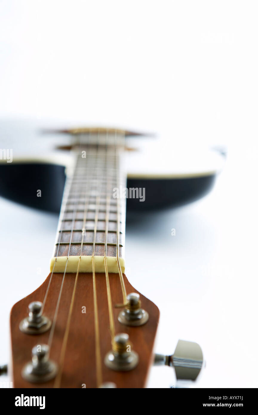 close up of guitar on white background Stock Photo - Alamy