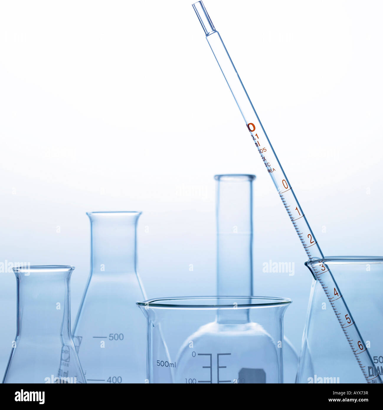thermometer in the flask Stock Photo - Alamy